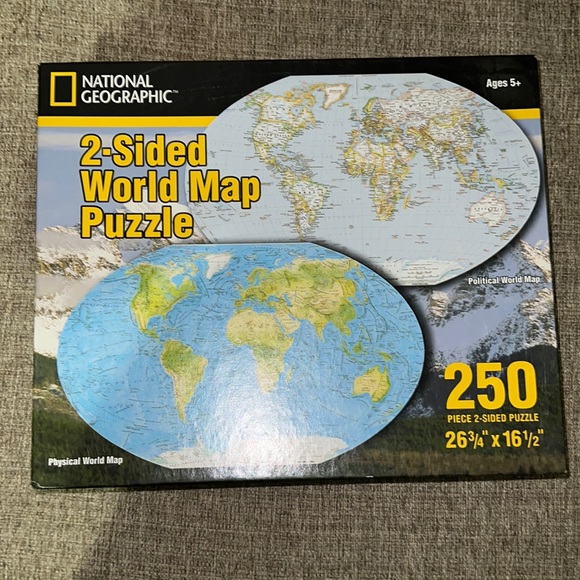 National Geographic | Games | National Geographic 25 Piece 2 Sided ...